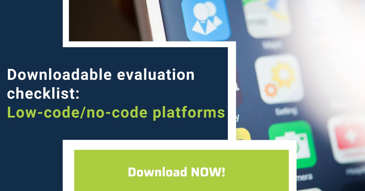 Low-Code No-Code Platform Evaluation Checklist